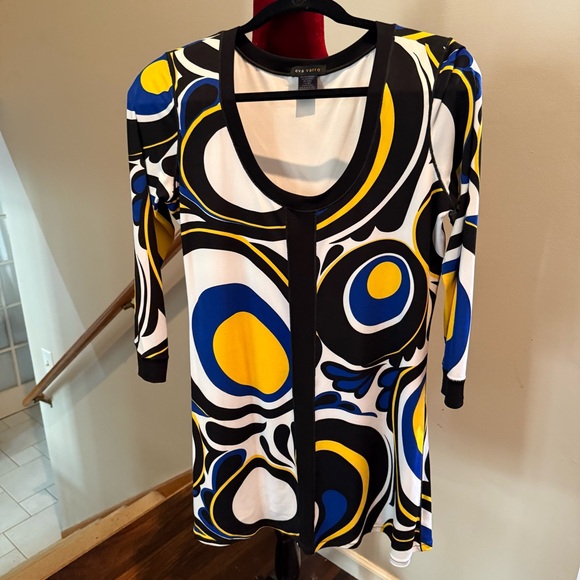eva varro | Tops | Eva Varro Womens Multicolor Top Size Medium | Poshmark